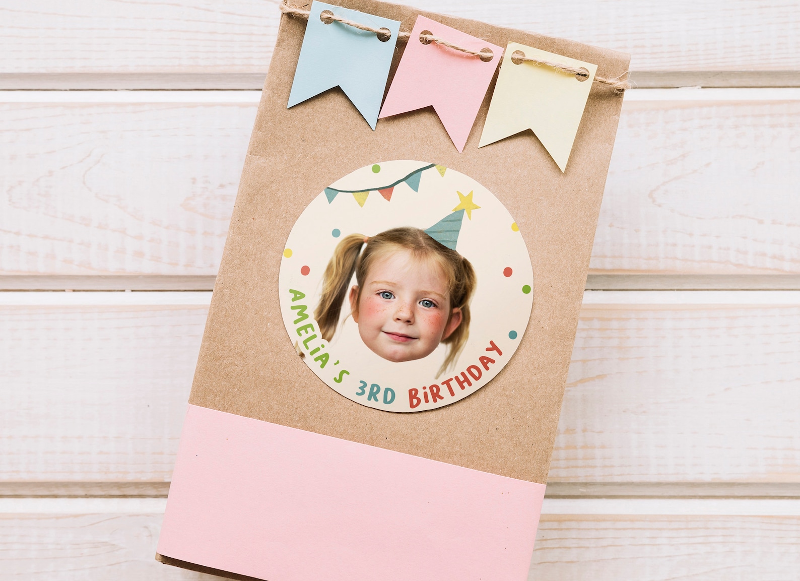 Kids Birthday Stickerpersonalized Birthday Stickercustom Kid Birthday ...