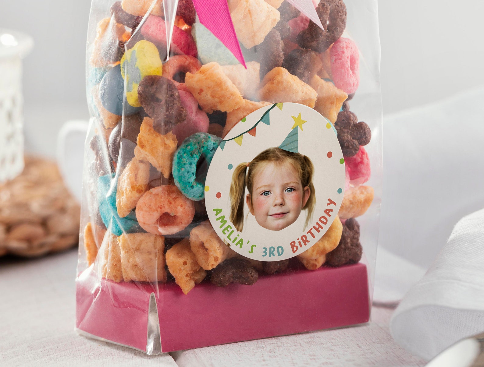 Kids Birthday Stickerpersonalized Birthday Stickercustom Kid Birthday ...