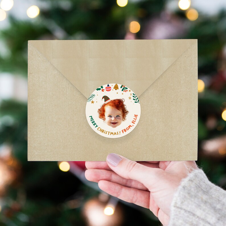 Christmas Sticker｜personalized Christmas Sticker｜custom Christmas ...