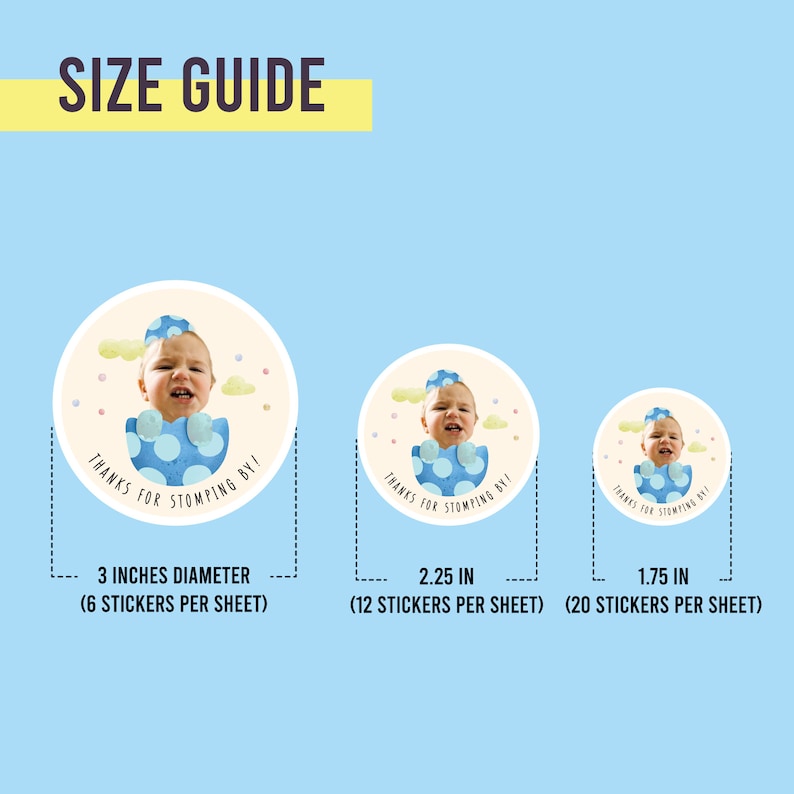 Kids Birthday Sticker｜personalized Birthday Sticker｜custom Kid Birthday ...