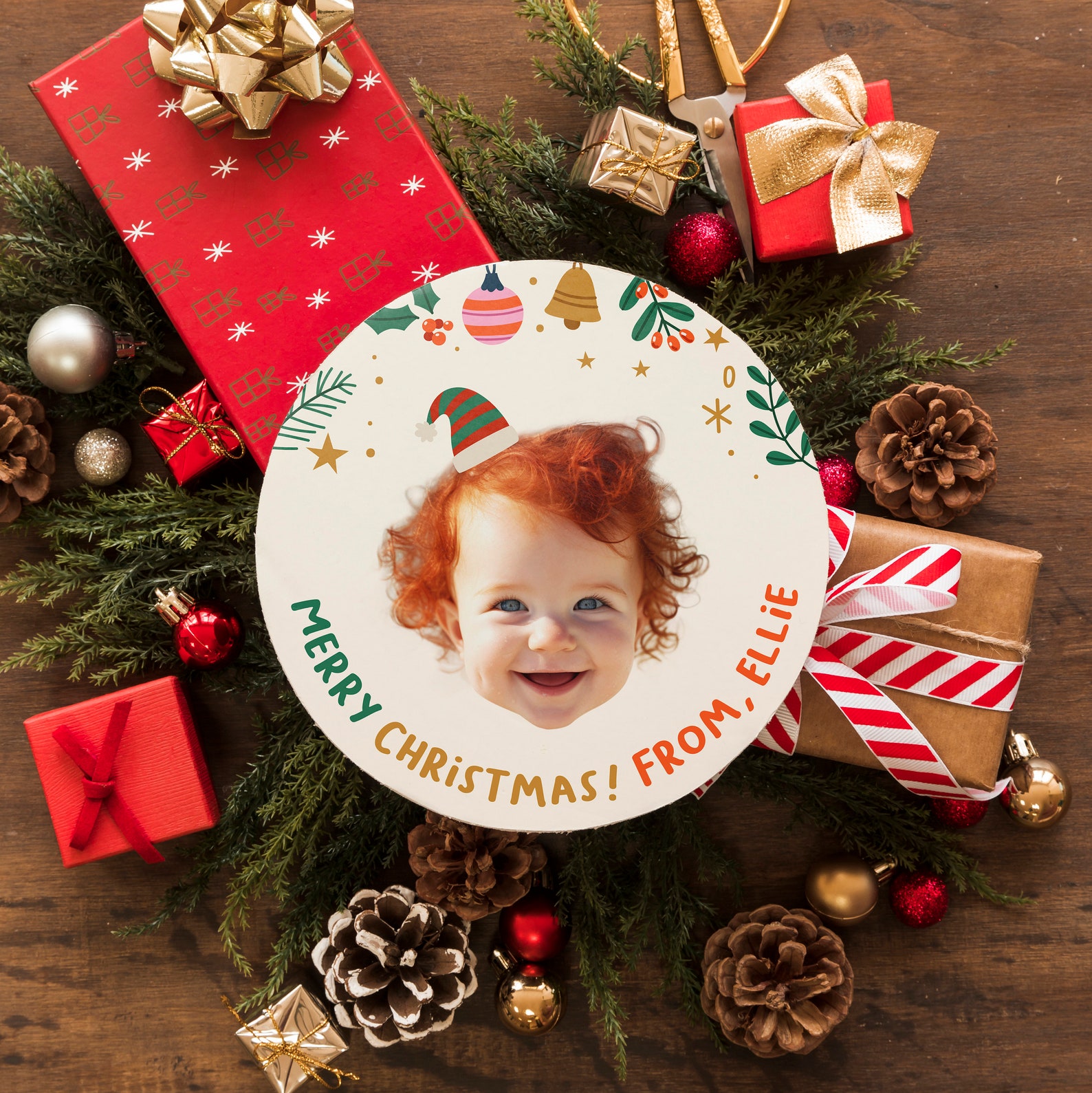 Christmas Sticker｜personalized Christmas Sticker｜custom Christmas ...
