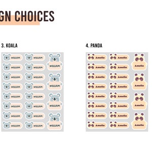 Kid Name Label｜laminated Kid Name Sticker｜waterproof Kid Name｜kids ...