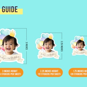 Birthday Sticker｜personalized Birthday Sticker｜custom Kid Birthday ...