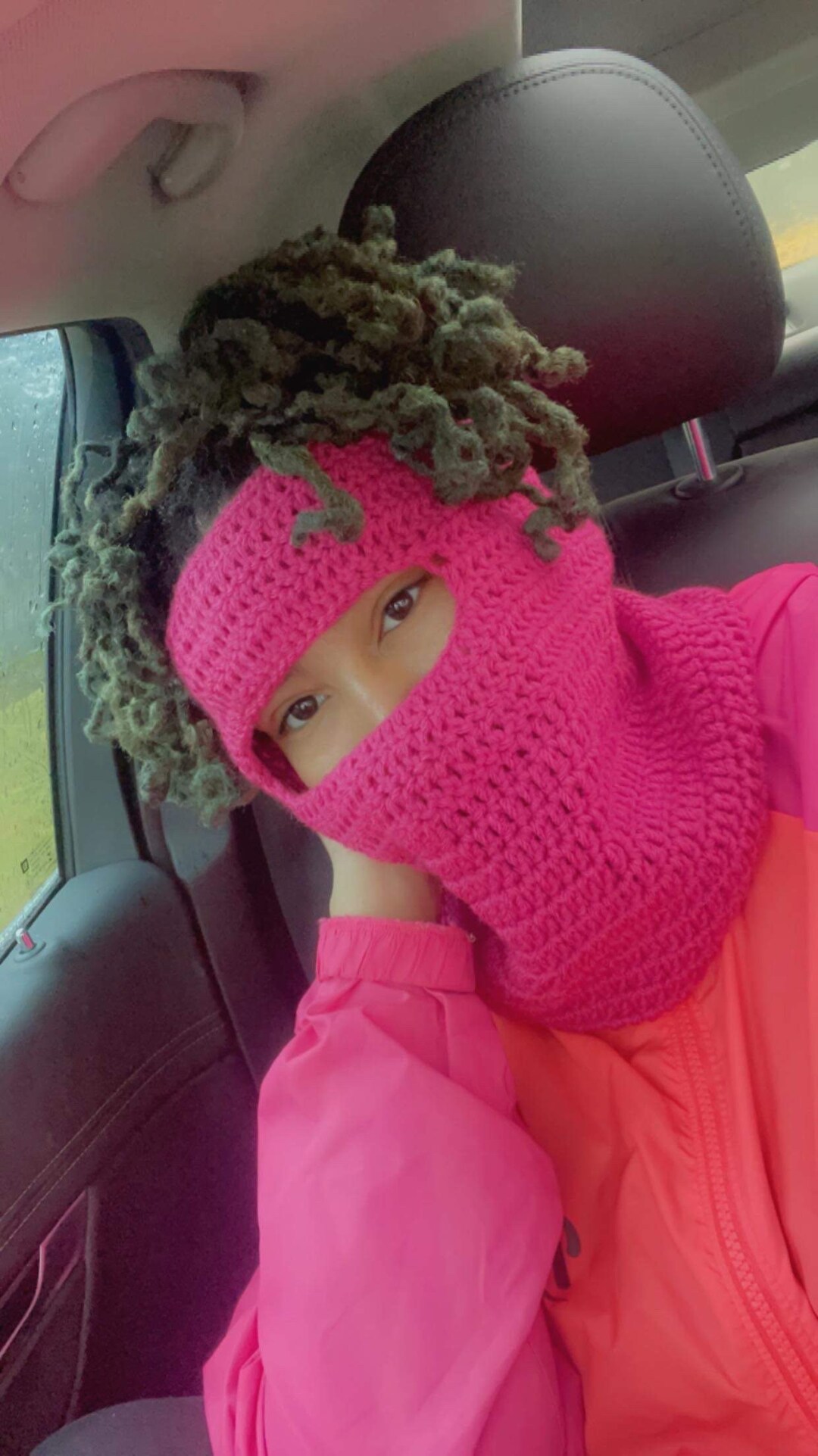 Ski Mask / Balaclava — Locs / Natural Hair - Etsy