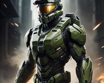 Master Chief Rank 3D Model - Etsy