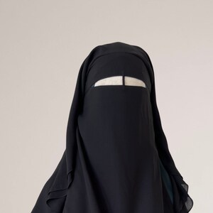2 Layer Round Niqab With Nosestring - Etsy