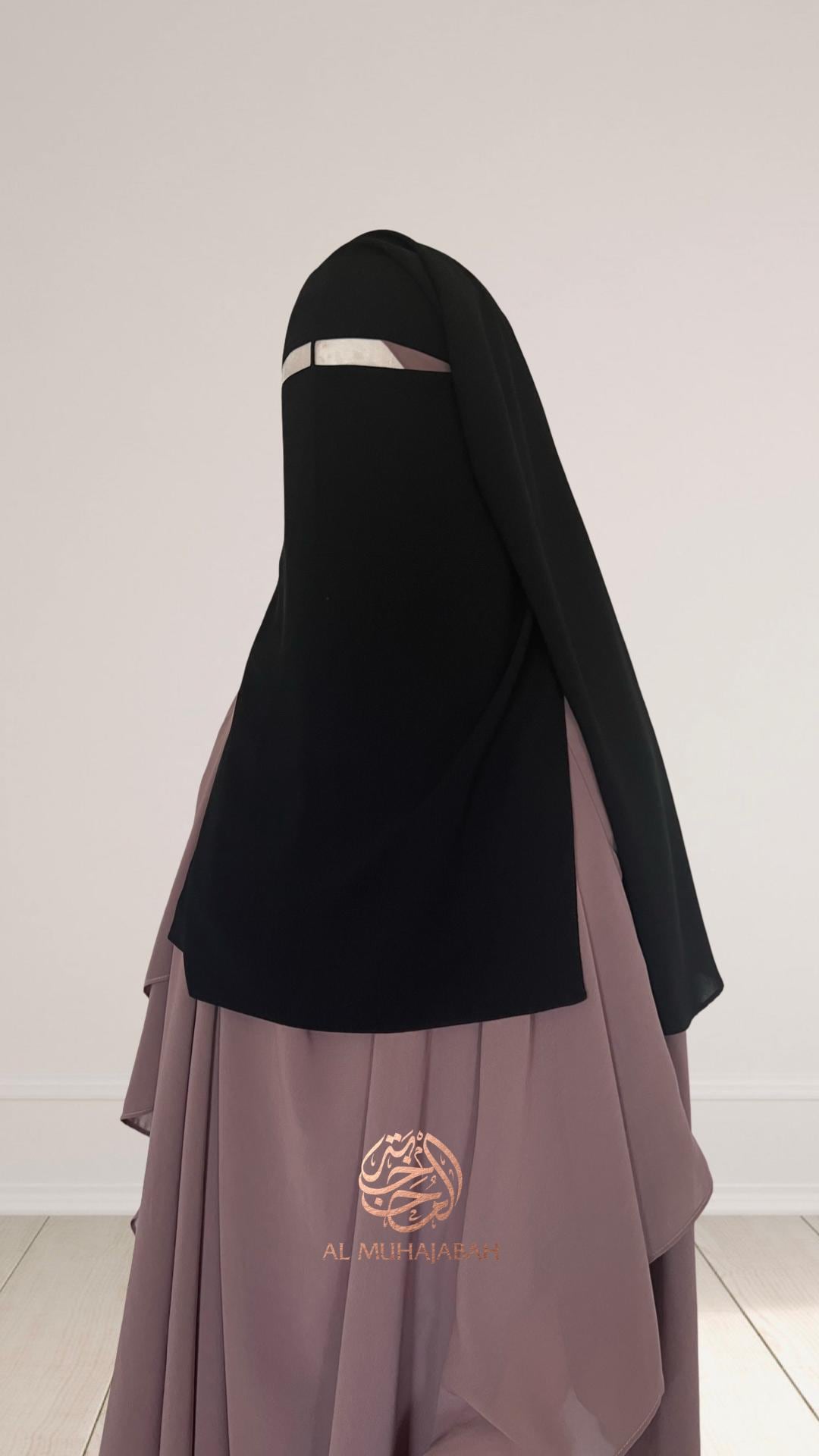2 Layer Round Niqab With Nosestring - Etsy