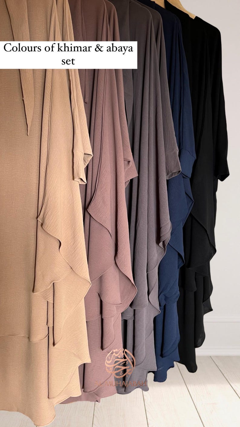Haya Khimar & Abaya Set - Etsy