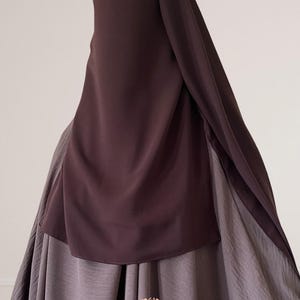 2 Layer Round Niqab With Nosestring - Etsy
