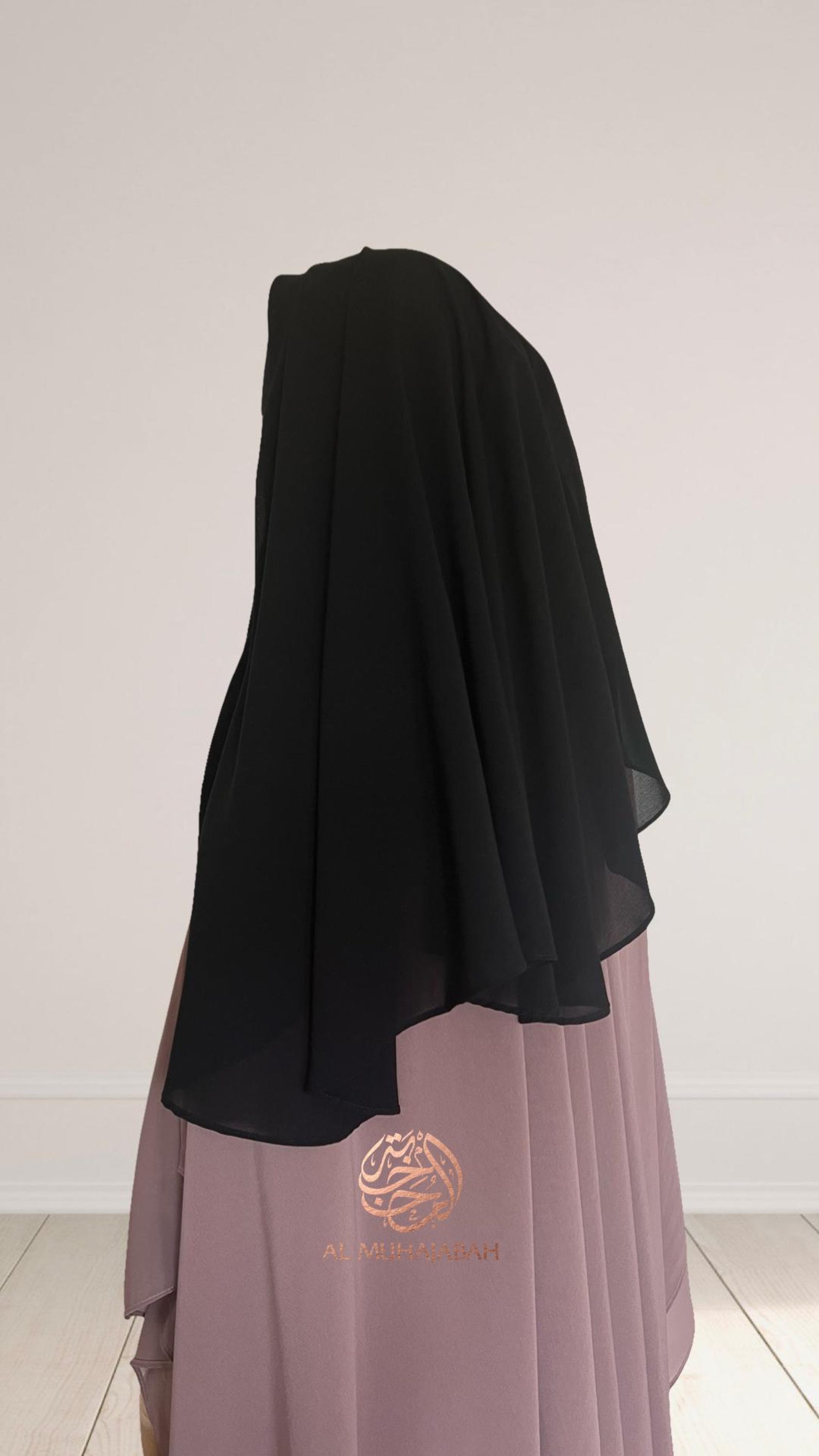 2 Layer Round Niqab With Nosestring - Etsy