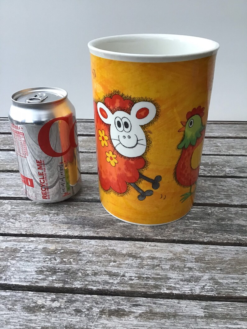 Vintage Dunoon Stoneware Funky Farm Utensil Pot by Jane Brookshaw - Etsy