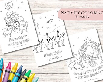 Jesus Coloring Printable - Etsy