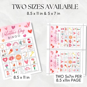 Valentines Bingo Cards for Kids, Printable Valentines Day Bingo Cards ...