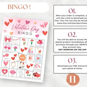 Valentines Bingo Cards for Kids, Printable Valentines Day Bingo Cards ...