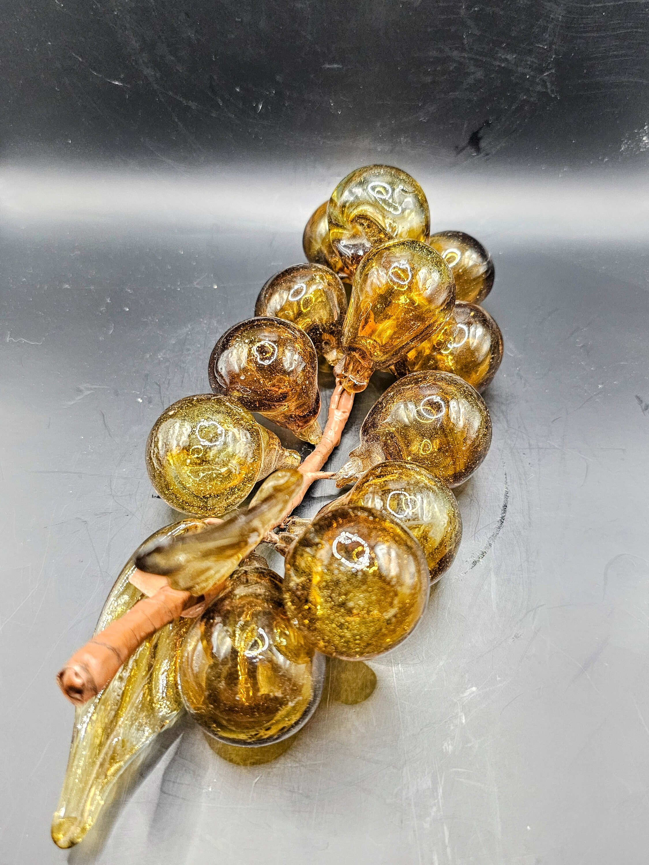 Vintage Murano Glass Grape Cluster - Etsy