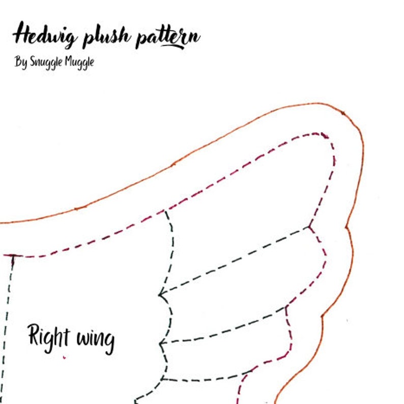 Hedwig Plush Sewing Pattern - Step by Step - Etsy