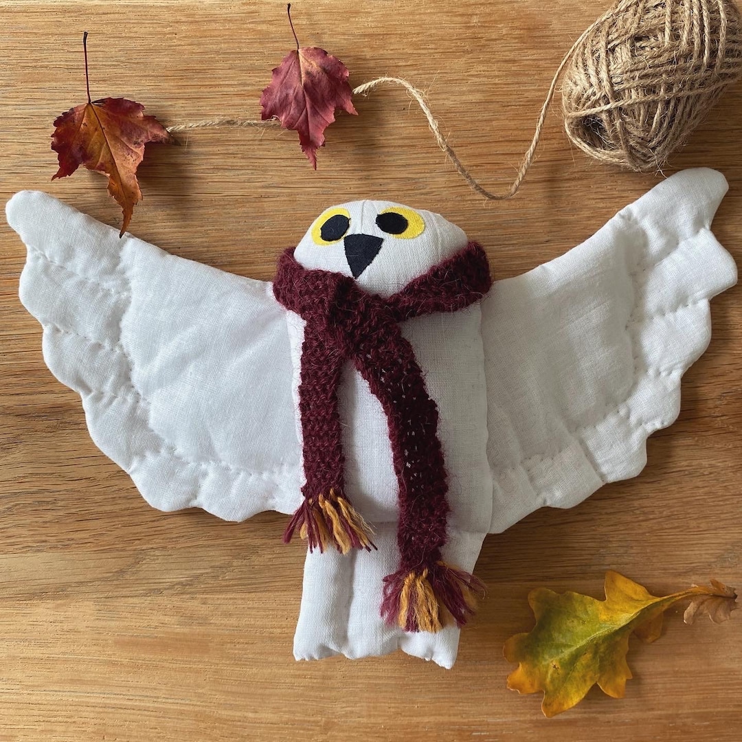 Hedwig Plush With Quilted Wings - Etsy