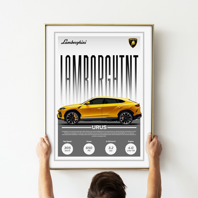 Lamborghini Urus Poster - Etsy
