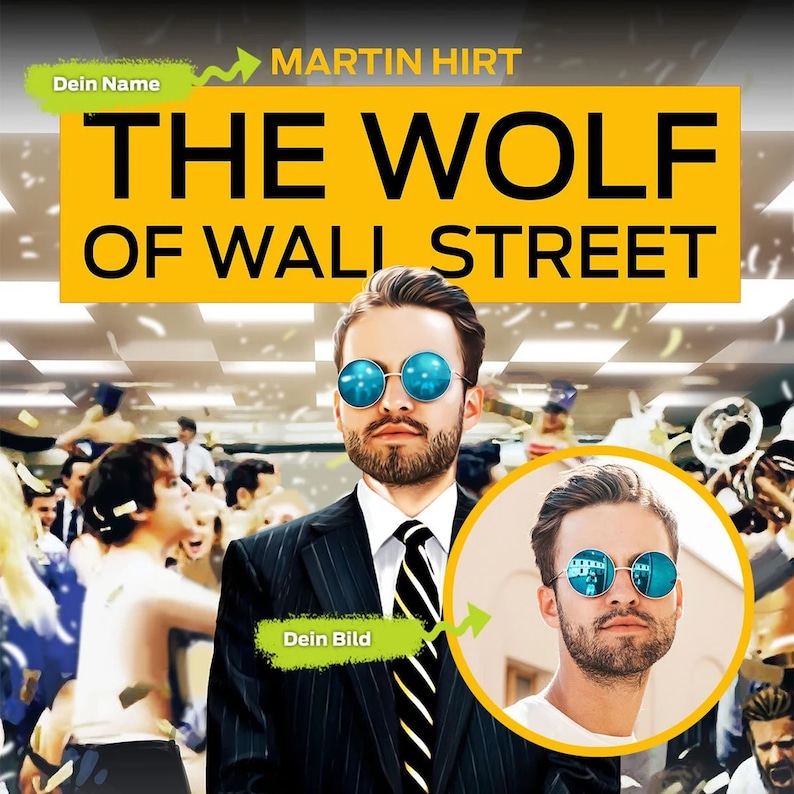 You in Wolf of Wall Street - Stocks, Crypto, DAX - Etsy