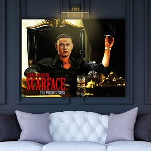 You as Scarface - Tony Montana Drawn. Design 01 - Etsy