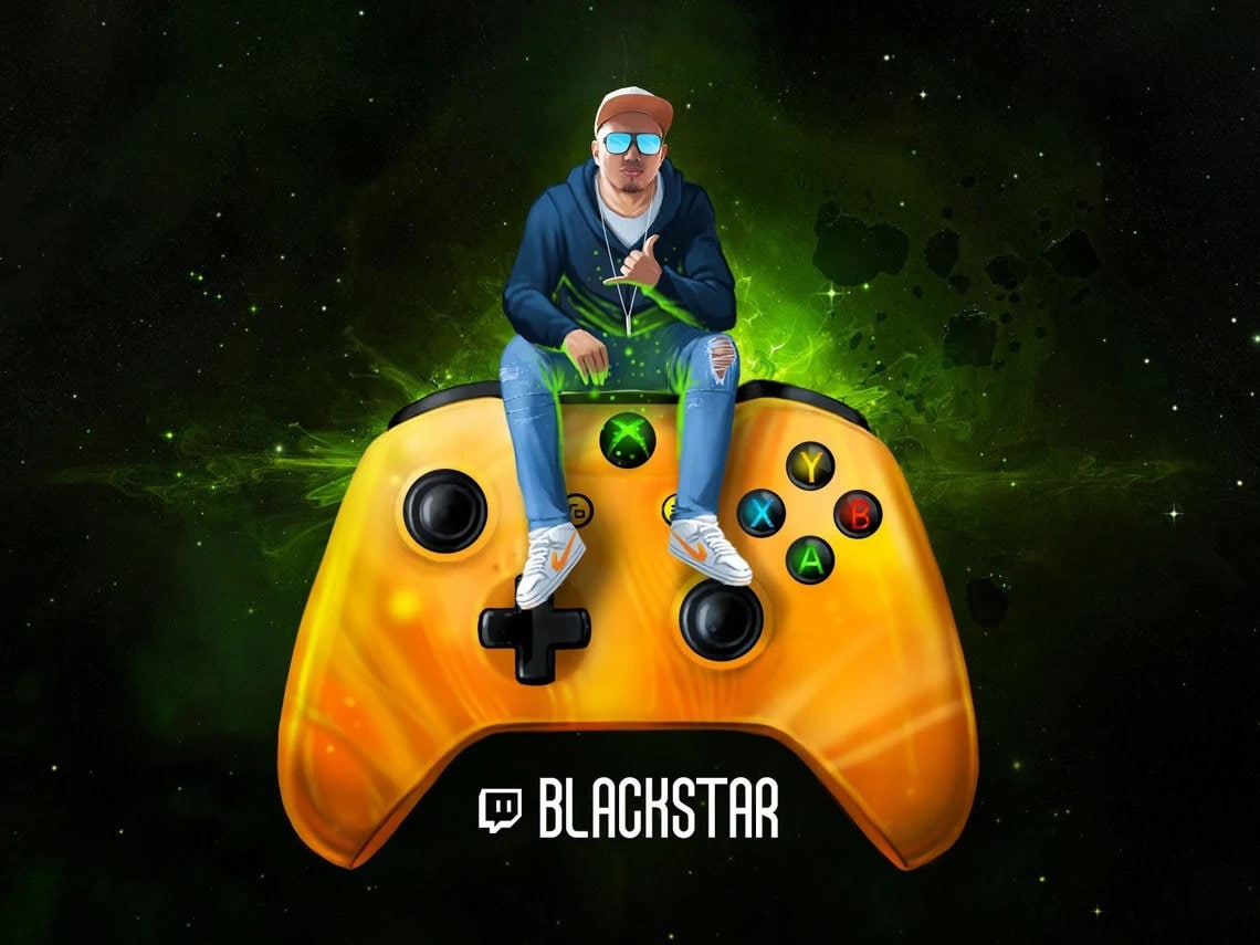 You as an Xbox Gamer - Cartoon Drawing - Etsy Australia