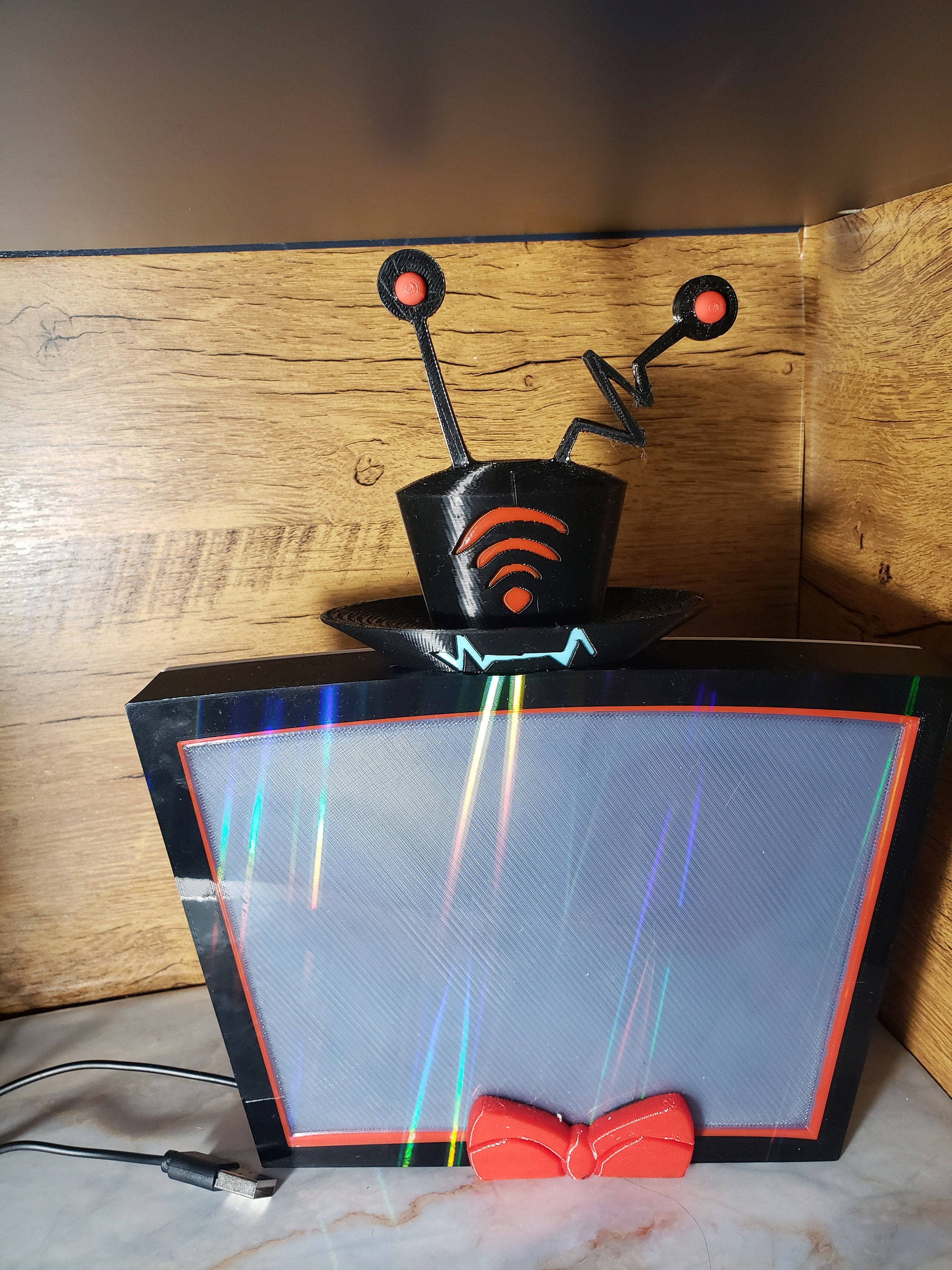 Hazbin Hotel LED Light up Vox Display - Etsy UK
