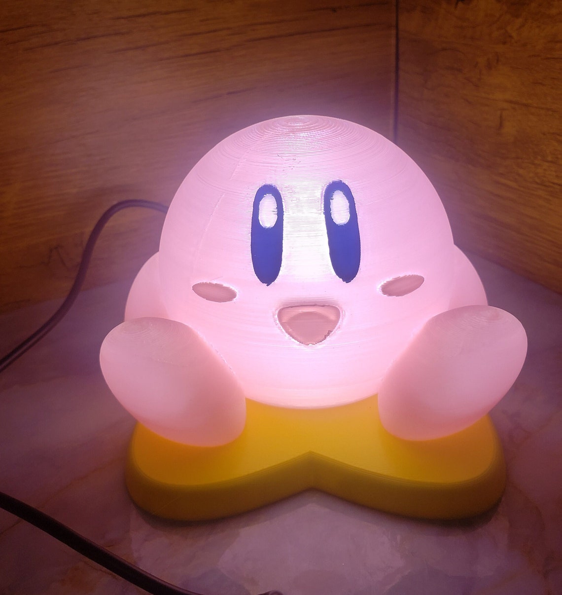 LED Light up Kirby - Etsy