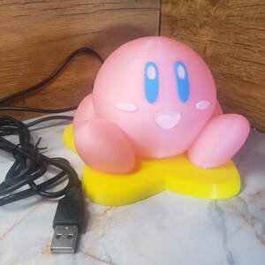 LED Light up Kirby - Etsy