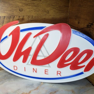 Oh Deer Diner Sign - Etsy