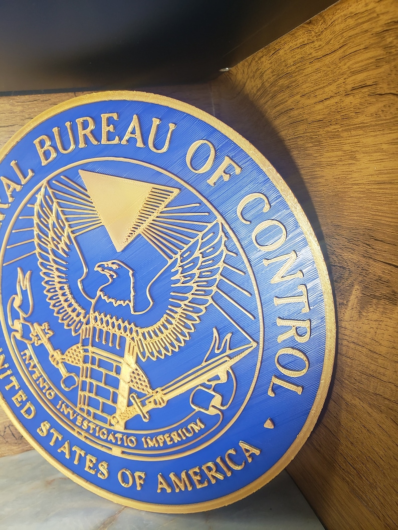 Federal Bureau of Control Sign - Etsy