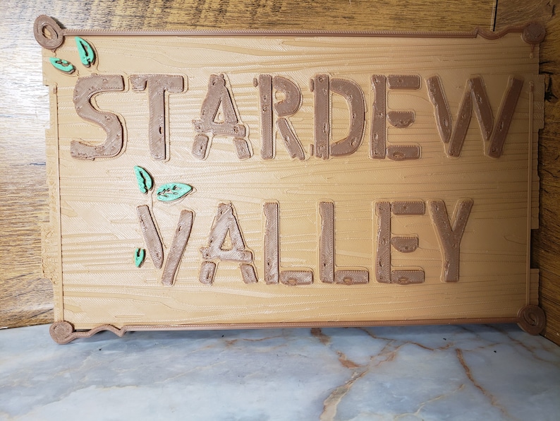 Stardew Valley Sign - Etsy