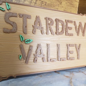 Stardew Valley Sign - Etsy