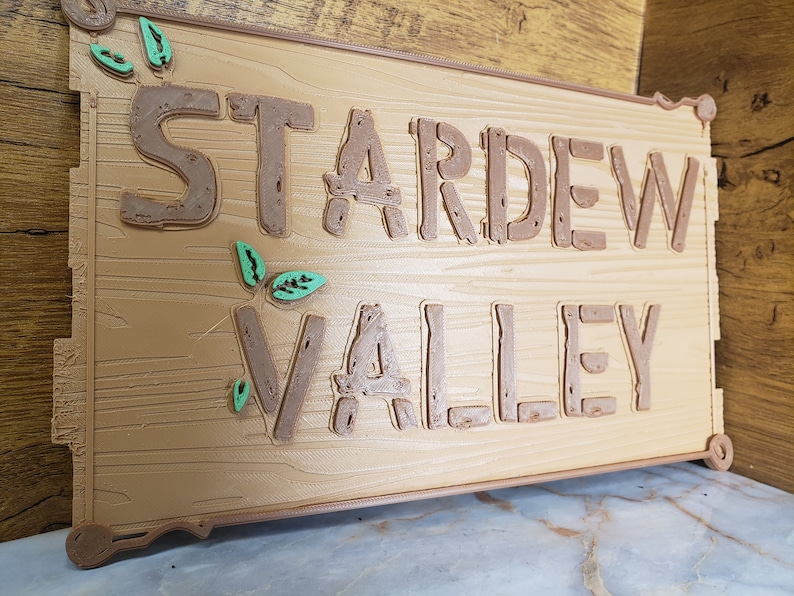 Stardew Valley Sign - Etsy