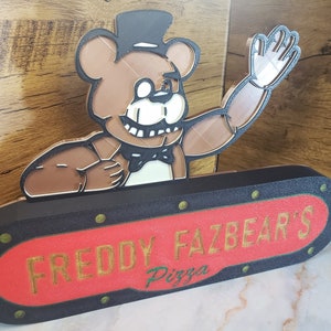 Five Nights at Freddy's Inspired Light up Sign - Etsy