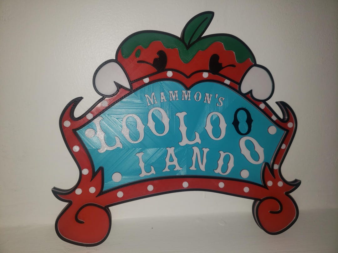 Helluva Boss Loo Loo Land Sign - Etsy