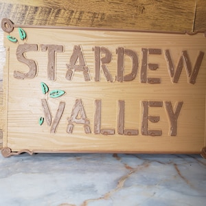 Stardew Valley Sign - Etsy