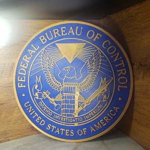Federal Bureau of Control Sign - Etsy