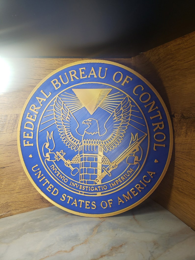 Federal Bureau of Control Sign - Etsy