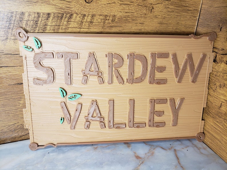 Stardew Valley Sign - Etsy