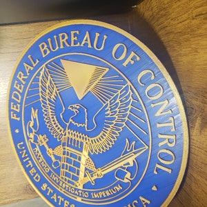 Federal Bureau of Control Sign - Etsy