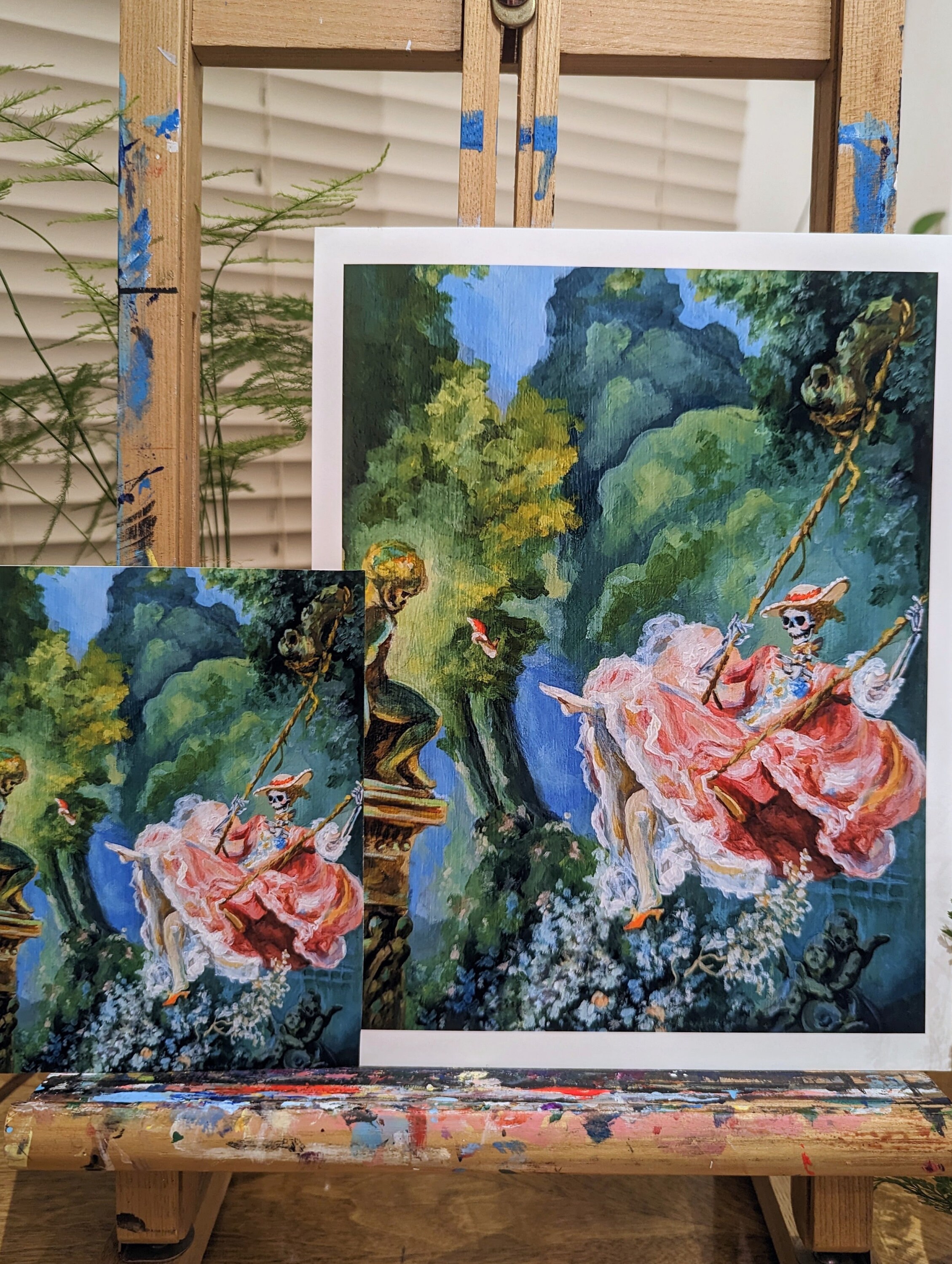 The Skeleton Swing (fragonard Reimagined) - Etsy