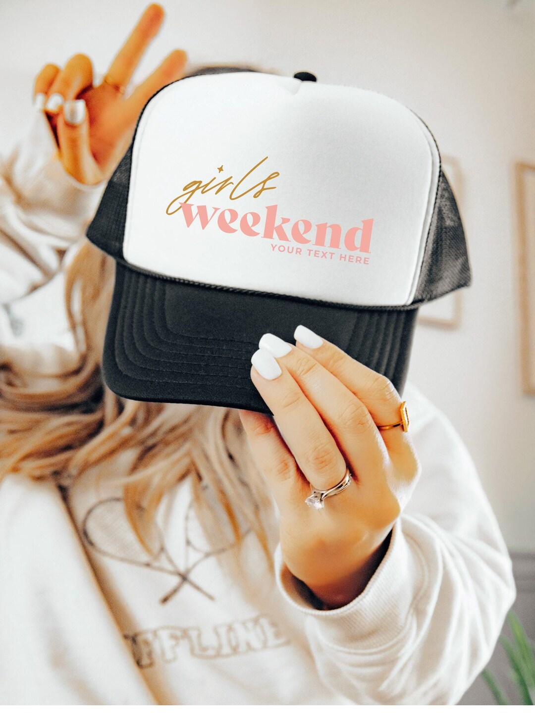 Girls Weekend Hats, Custom GIRLS TRIP GIFT, Custom Girls Trip Truckers ...