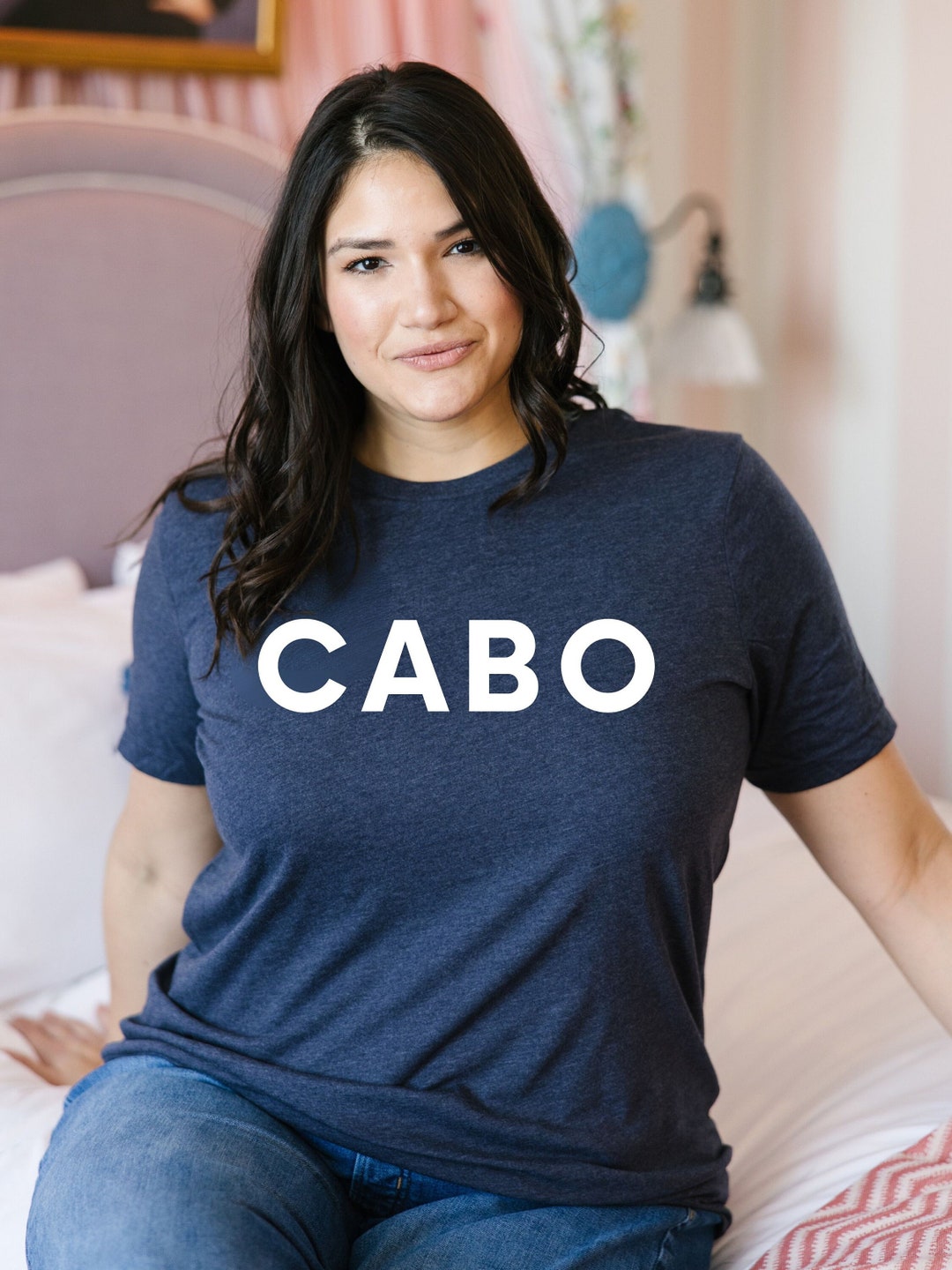 Navy Blue Cabo Tee Shirt, Cabo San Lucas Mexico Shirts, Comfortable ...
