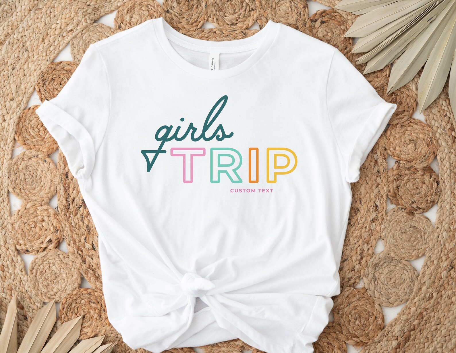 Custom Girls Trip 2023 Shirts Customizable Girls Weekend - Etsy