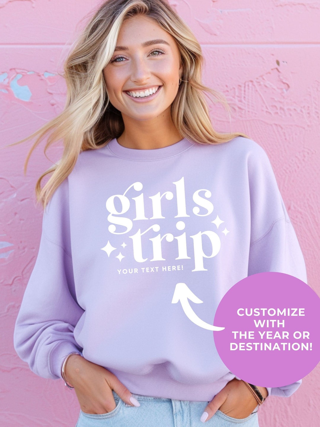 Personalized Girls Trip Gifts, Custom Girls Trip Sweatshirts, Girls ...