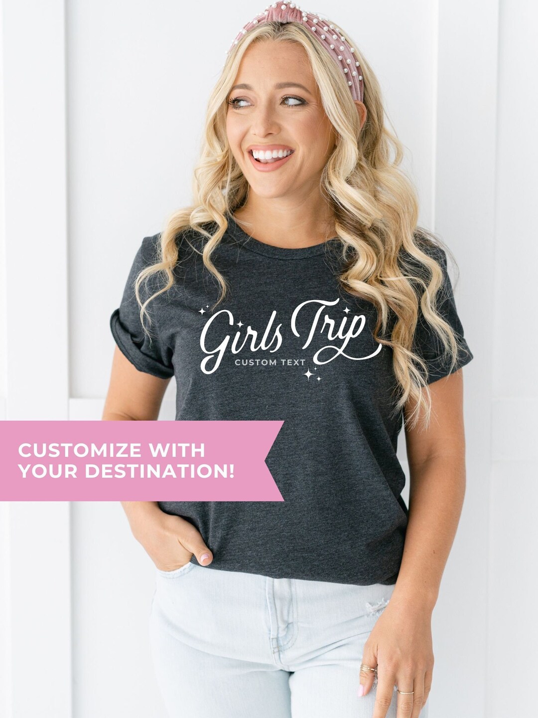 Girls Vacation Shirt, Custom Girls Trip Shirt, Custom Trip Shirt ...