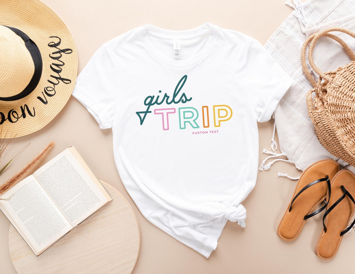 Custom Girls Trip 2023 Shirts Customizable Girls Weekend - Etsy