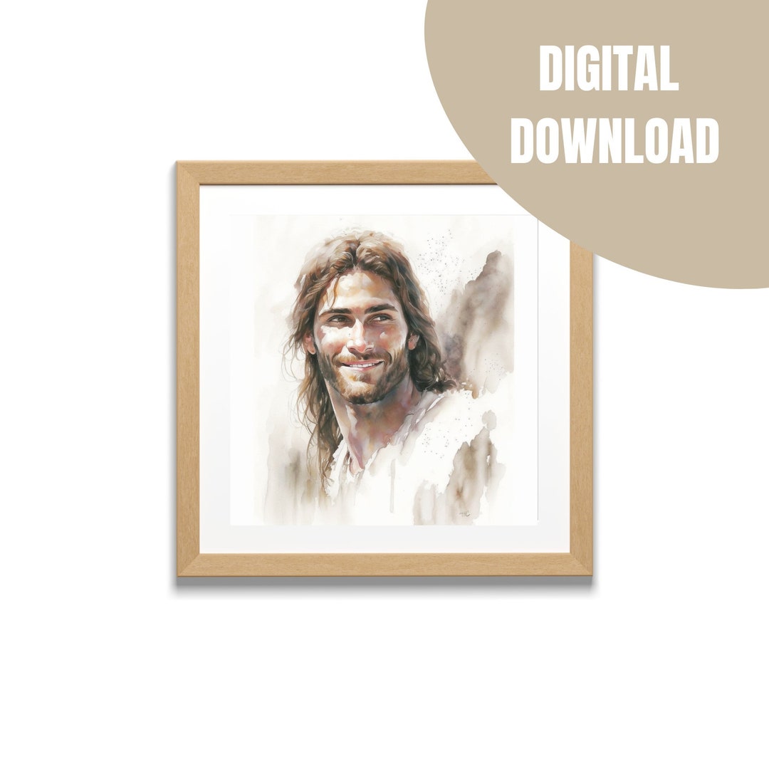 Jesus Christ Art, Digital Download, Christian Artwork, Gospel Home ...