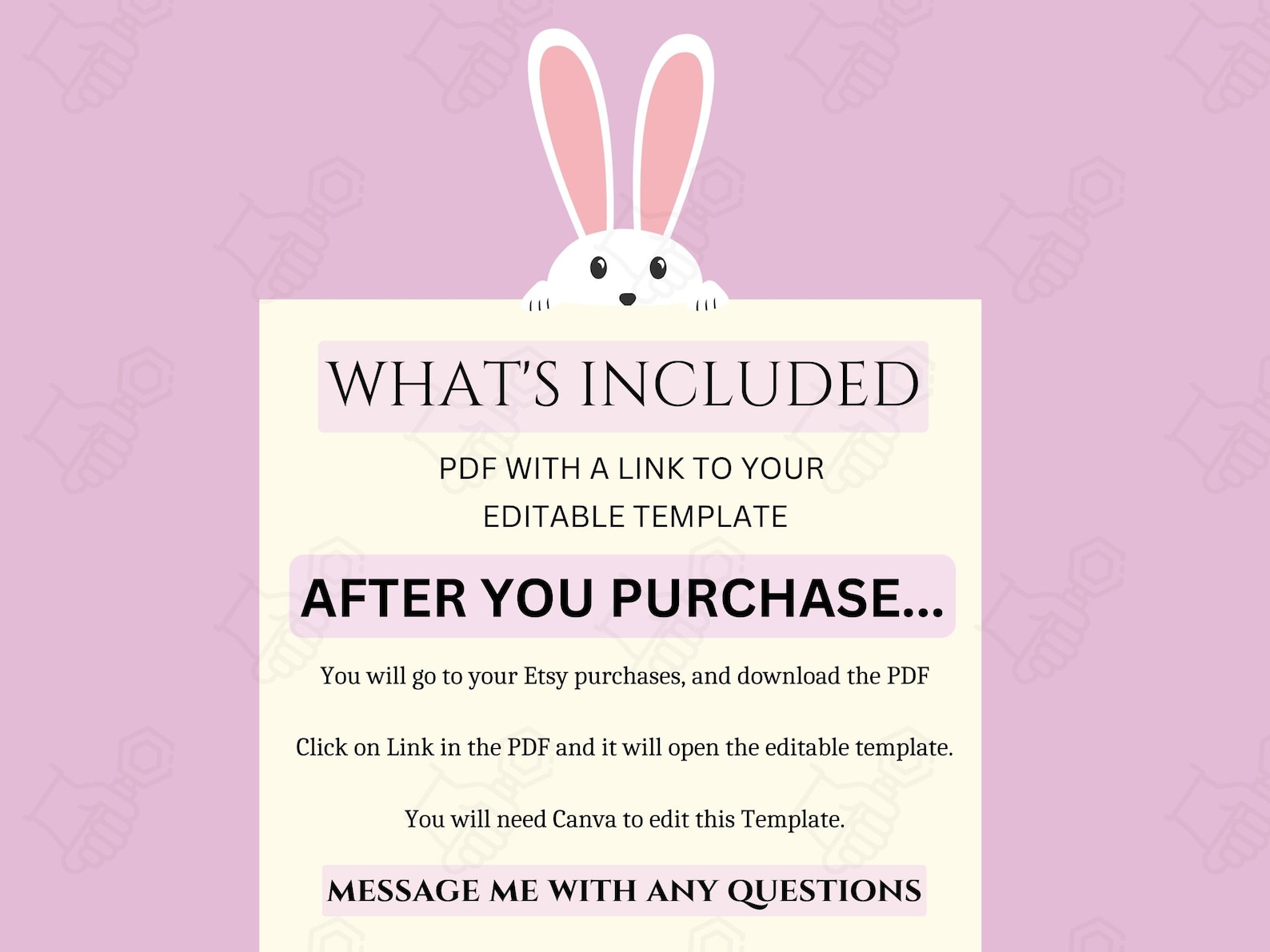 Editable Easter DIY Flyer, Canva Editable Flyer, Easter Templates ...