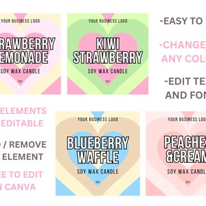 DIY Printable Label Template, Cute Custom Labels, Editable Printable ...